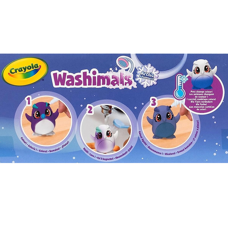 Paniate - Crayola Washimals Arctic Adventure Set Attività