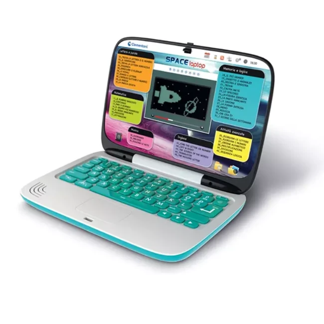Paniate - Clementoni Computer Kid Space Laptop Interattivo