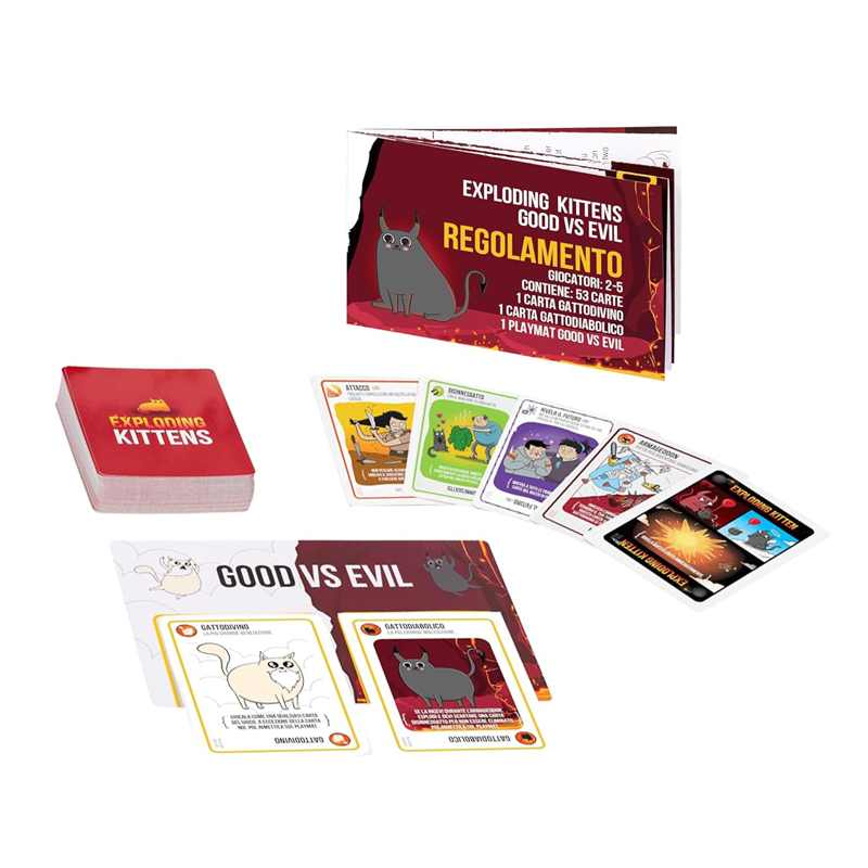 Paniate - Asmodee Exploding Kittens Good VS Evil