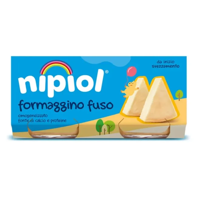 Paniate - Nipiol Omogeneizzato Formaggino Fuso 2x80g