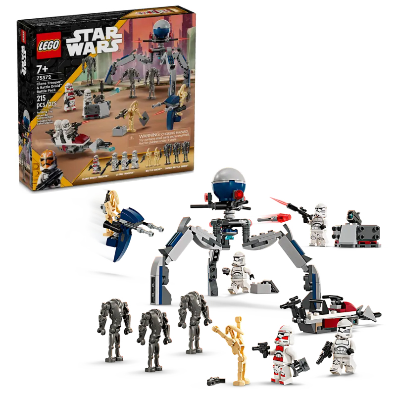 Paniate - LEGO Star Wars Battle PACK Clone Trooper e Battle Droid 75372