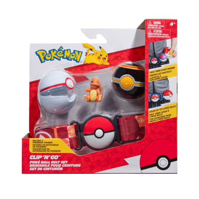 Paniate - Pokemon Clip N Go Poké Ball Set Cintura