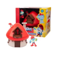 Paniate - Puffi Playset Casa di Grande Puffo con Chiave