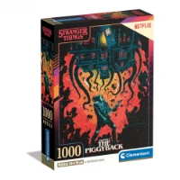 Paniate - Clementoni Stranger Things The Piggyback Puzzle 1000 Pezzi
