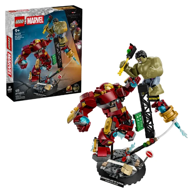 Paniate - LEGO® Marvel Battaglia epica: Hulkbuster vs. The Hulk 76343