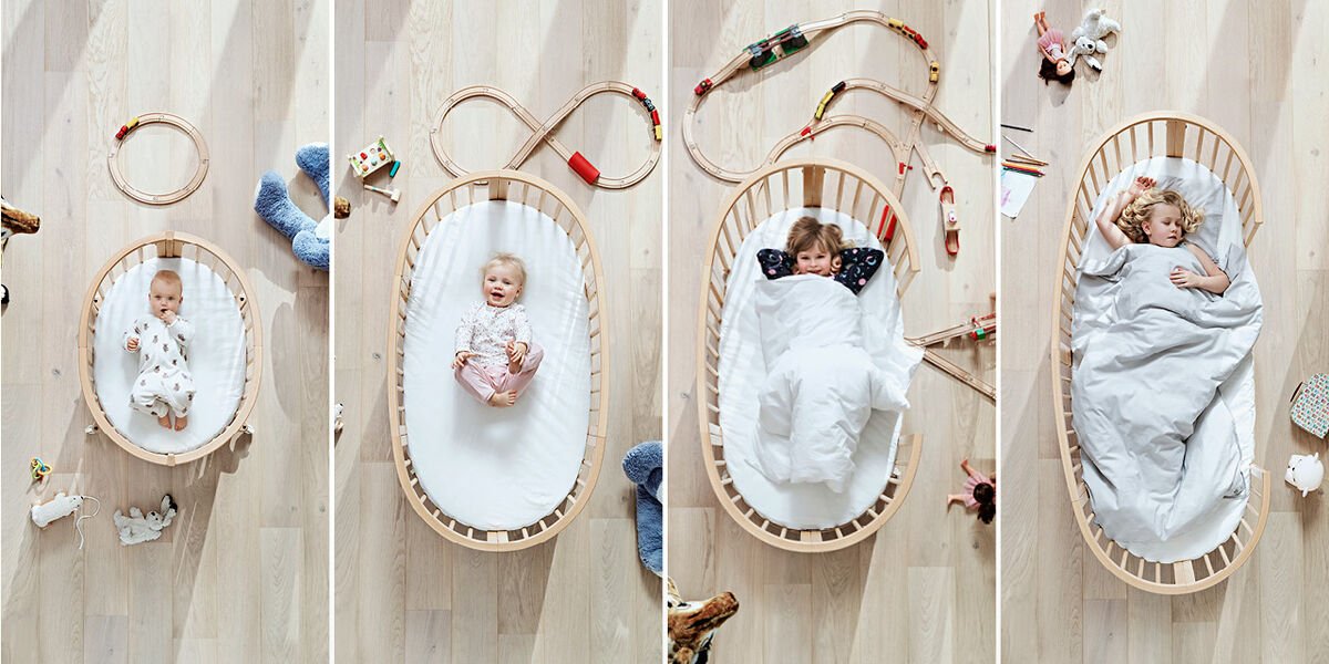 Paniate - Stokke Culla Lettino Ovale Sleepi Mini - Hazy Grey